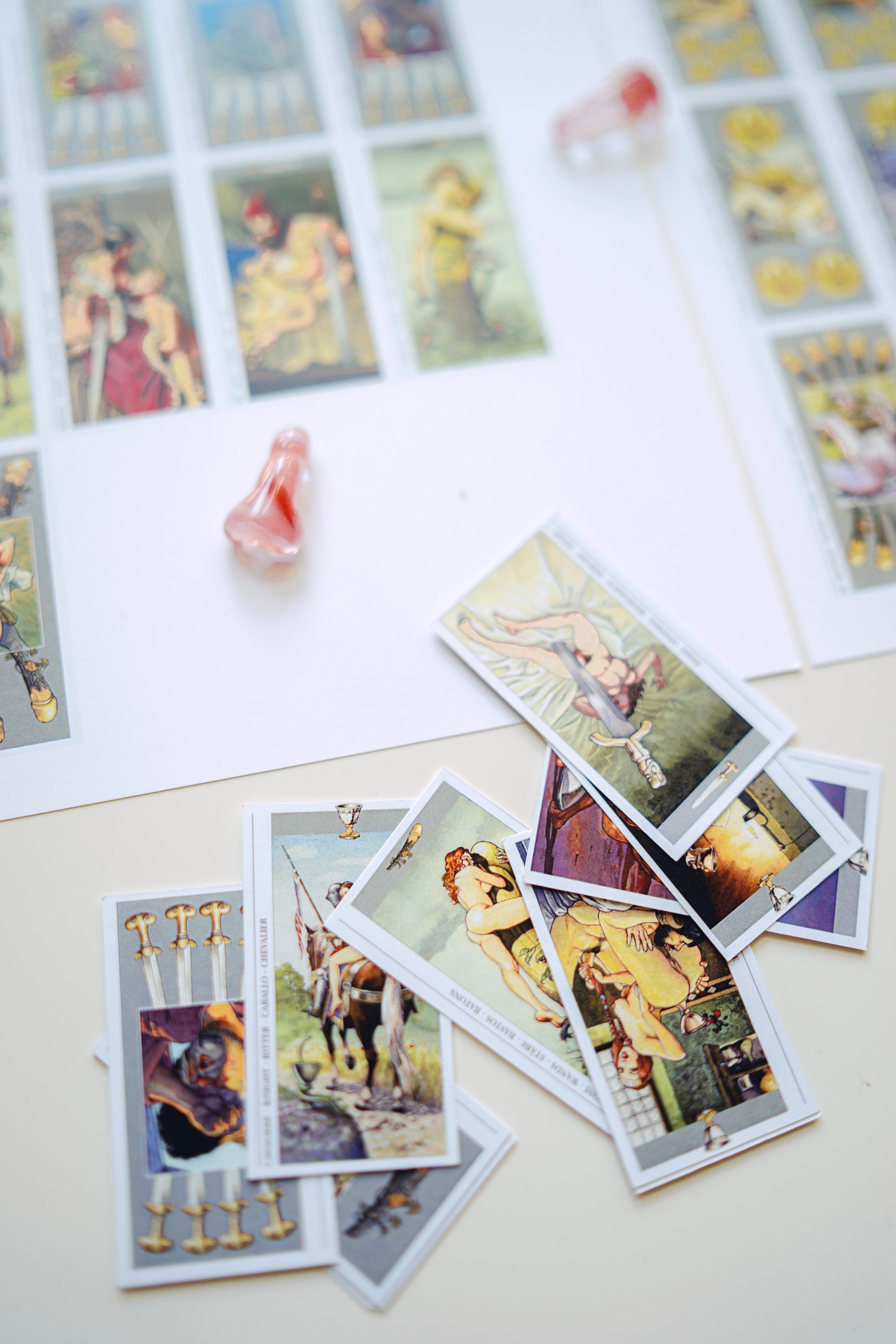 Tarocchi Del Decamerone Mini Tarot Erotic Adult Sexy Card Deck ...