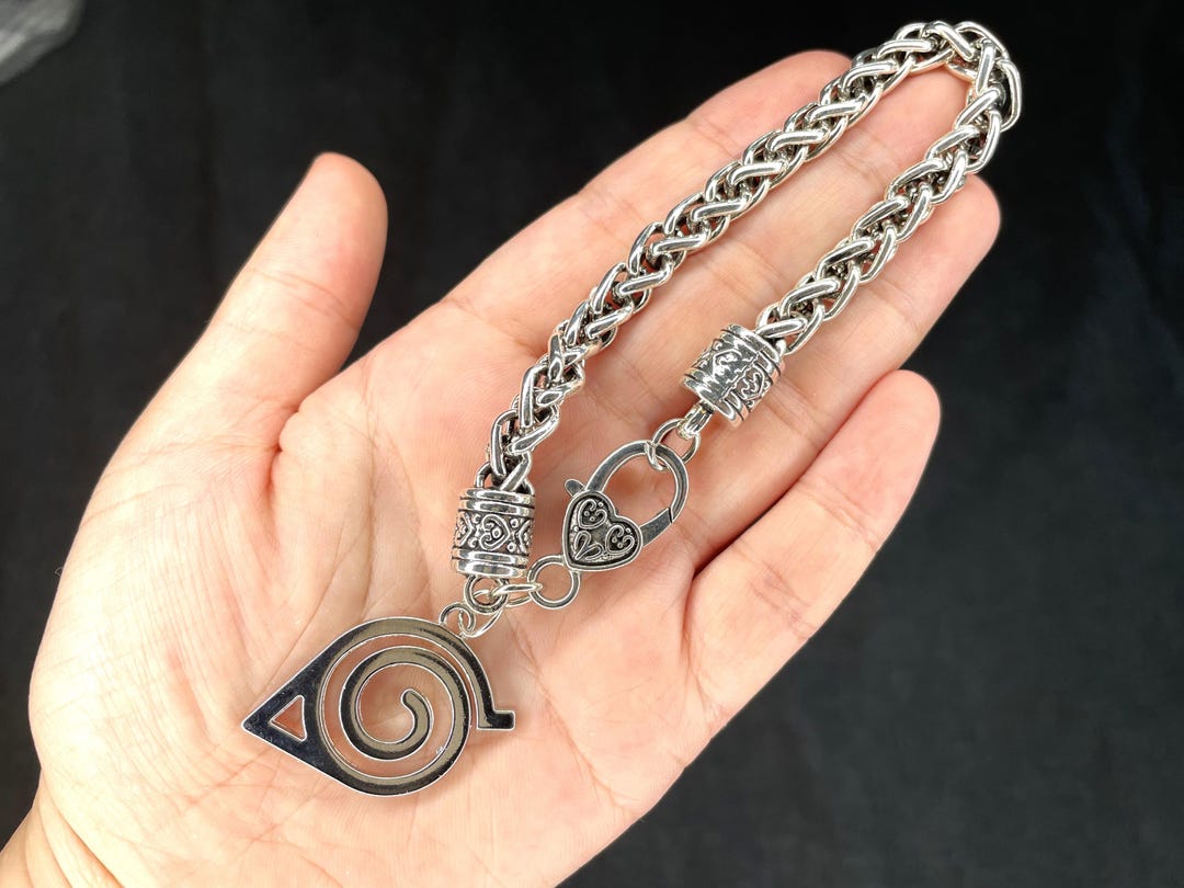 Ninja Japanese Bracelet Anime Bracelet Anime Style Konoha Village - Etsy