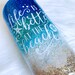 Beach Glitter Can Cooler Ocean Wave Beach Cup Glitter Slim Can Cooler ...