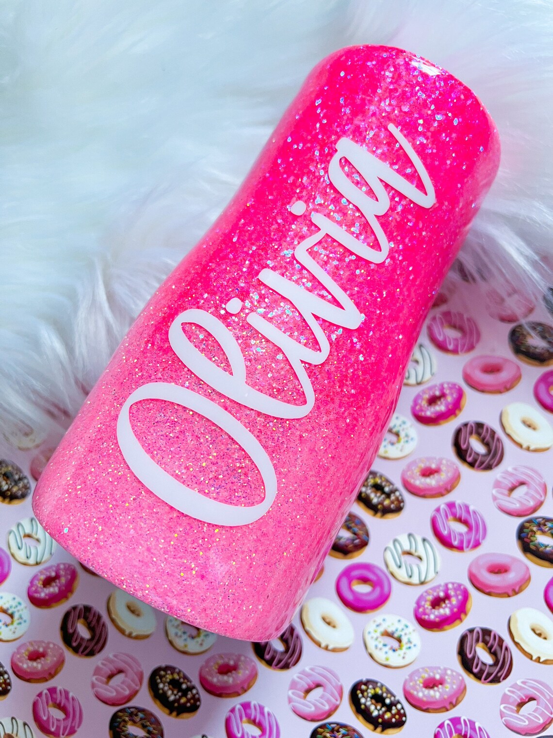 Pink Ombré Glitter Tumbler - Etsy