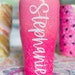 Pink Ombré Glitter Tumbler - Etsy