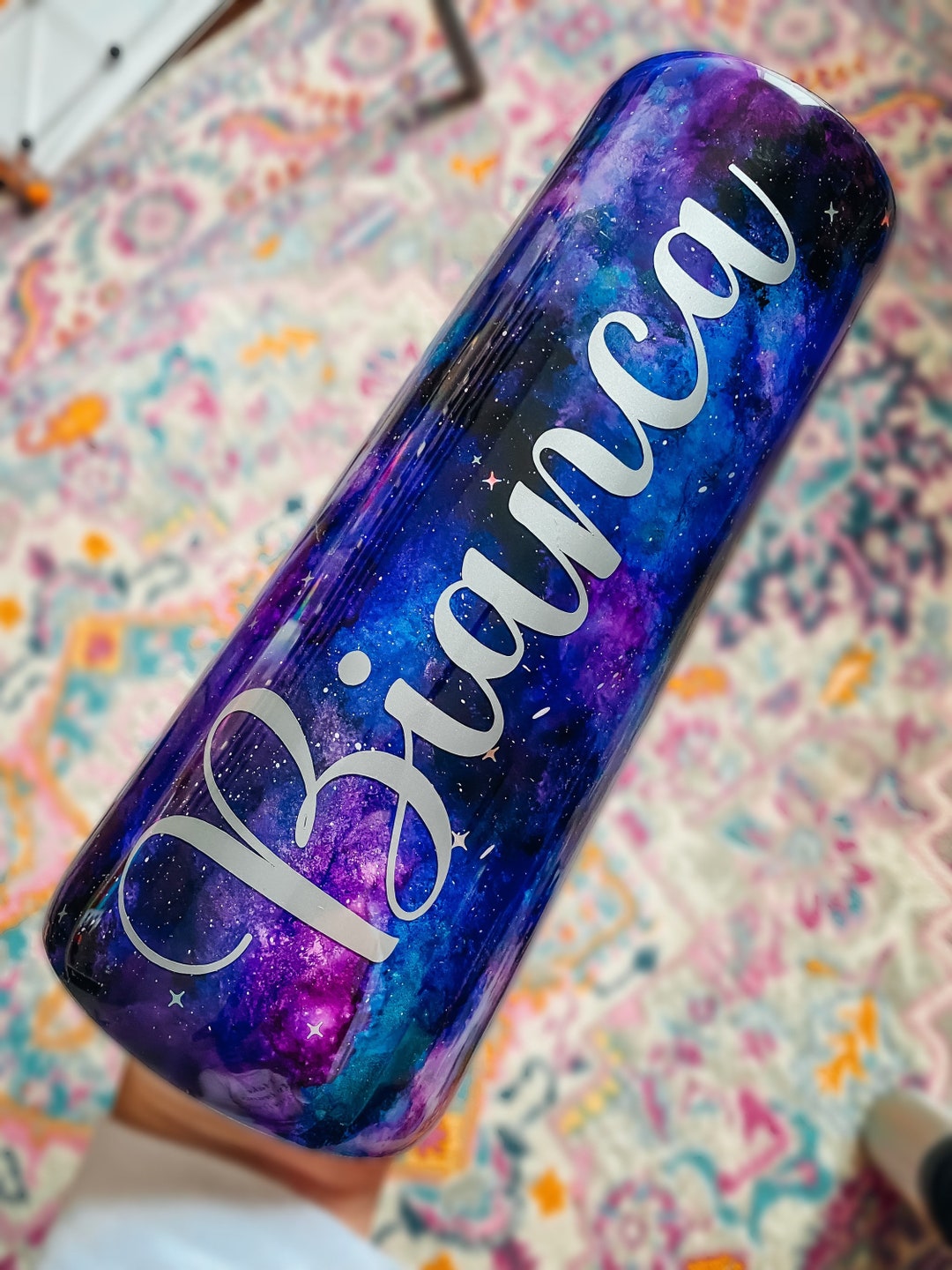 Milky Way Galaxy Tumbler Alcohol Ink - Etsy