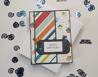 Printable Video Game Birthday Card Gamer Happy Birthday Card - Etsy