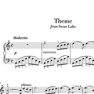 Tchaikovsky - Theme From Swan Lake Sheet Music ,classical Music, Music ...