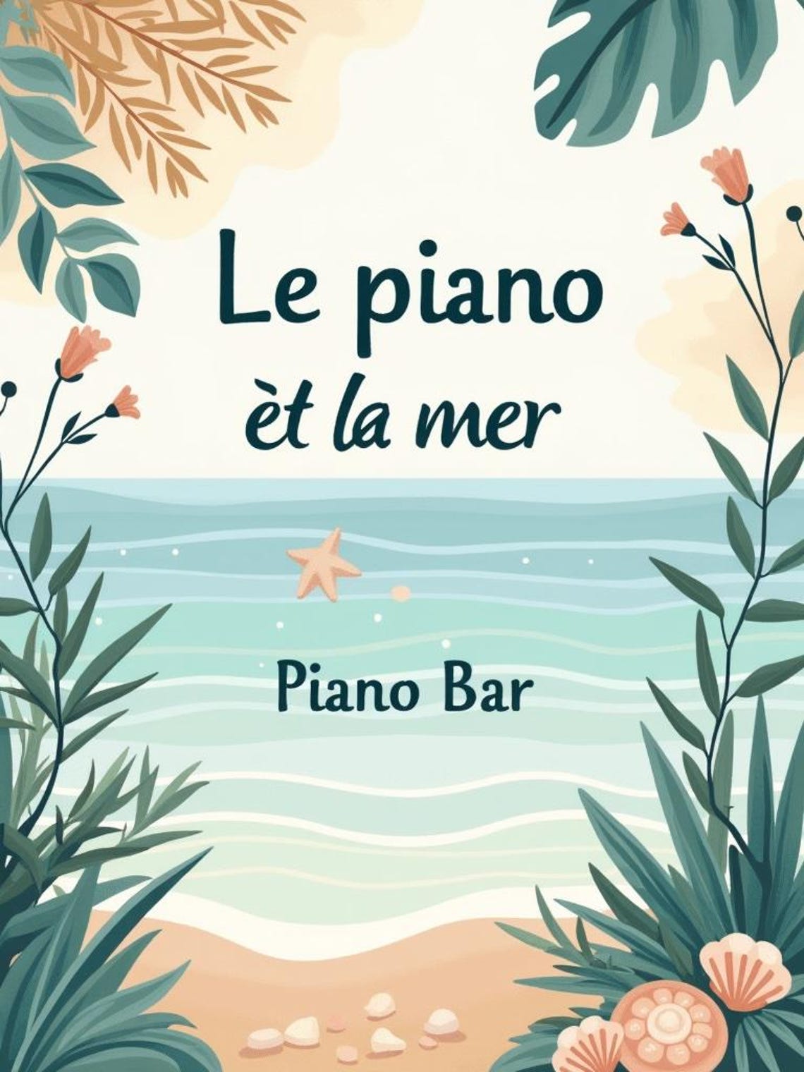 Piano Bar - Le Piano Et La Mer (piano Sheet Music) - Etsy