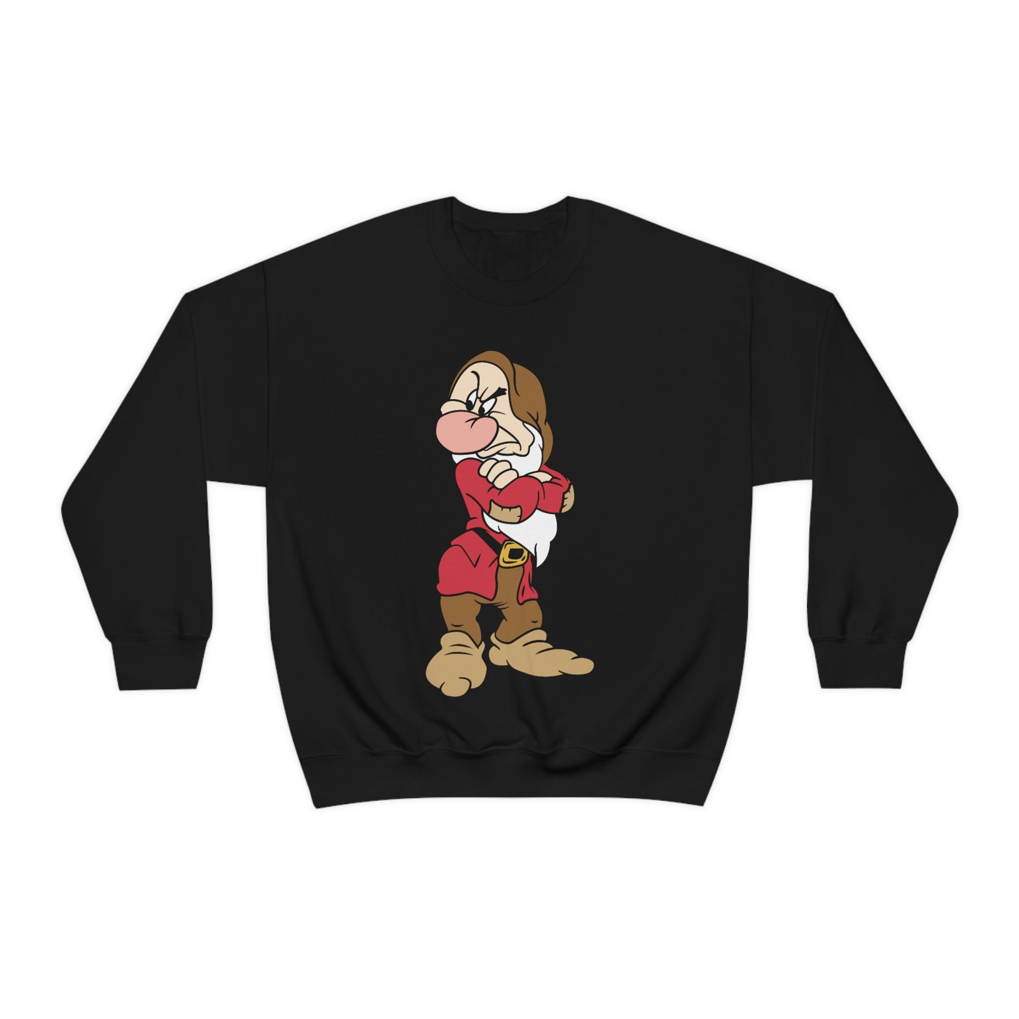 Grumpy Dwarfs Sweatshirt Retro Disney Snow White Grumpy Unisex Men's ...
