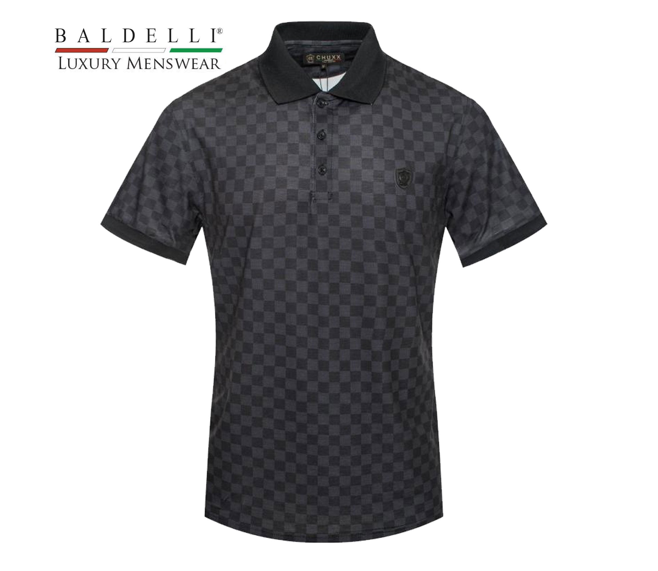 Baldelli Luxury Polo Shirt in With a Classic Check Pattern Dersign ...