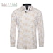 Men's Fashion Shirt Popular Metallic Gold Pattern- Baldelli-fl-2421 ...