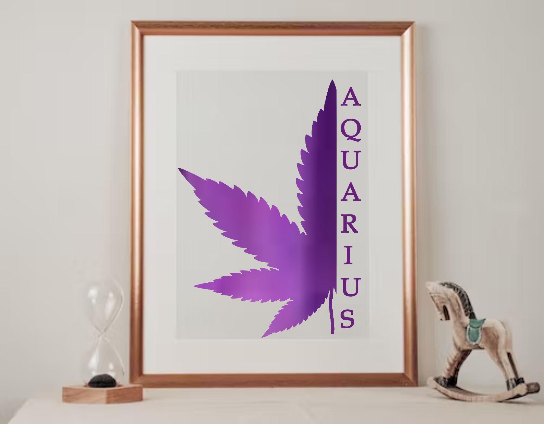 Aquarius, Pot Leaf Printable, Marijuana Leaf PNG, Stoners Printable ...