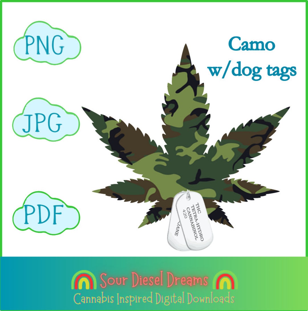 Camouflage, Dog Tags, Stoners Printable, Pot Leaf Printable, Marijuana ...