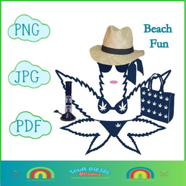 Cannabis Leaf Bikini - Etsy