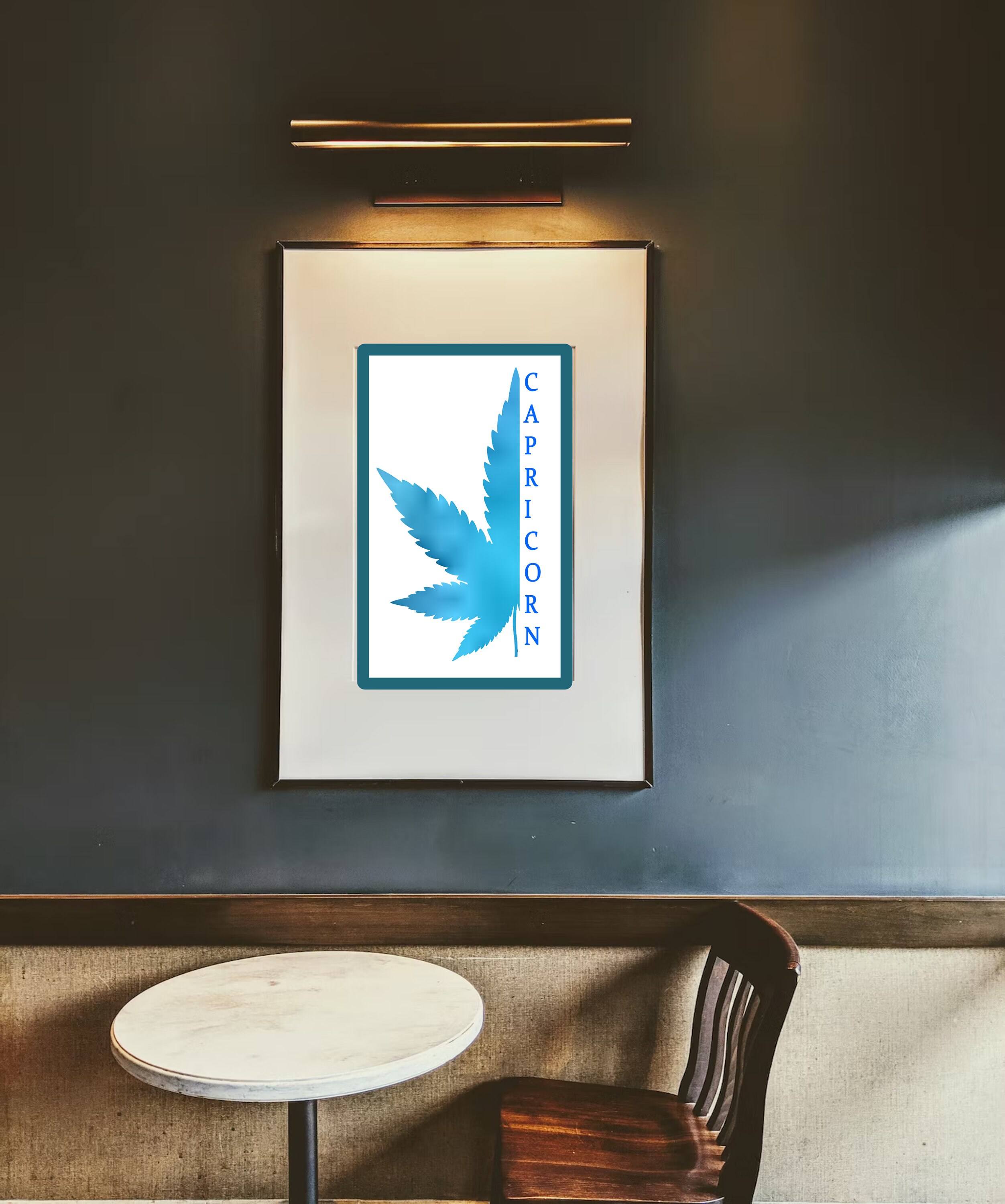 Stoners Printable, Marijuana Leaf PNG, Zodiac, Capricorn, Astrological ...