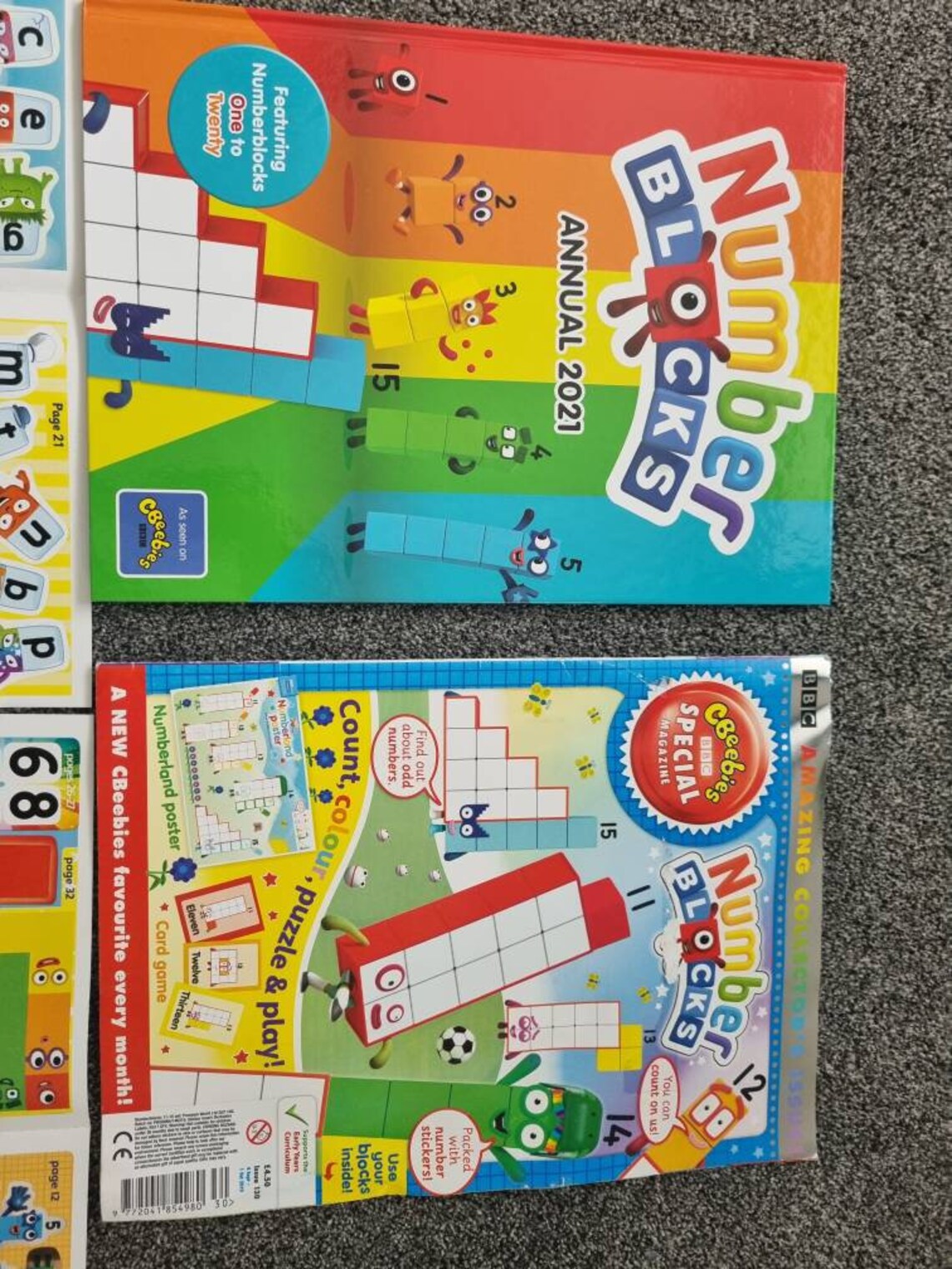 Numberblocks annual 2021 number blocks cbeebies magazines | Etsy