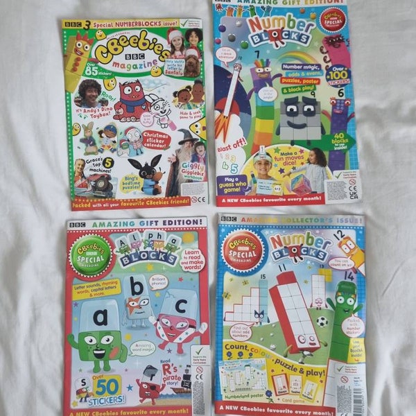 Numberblocks Workbooks - Etsy