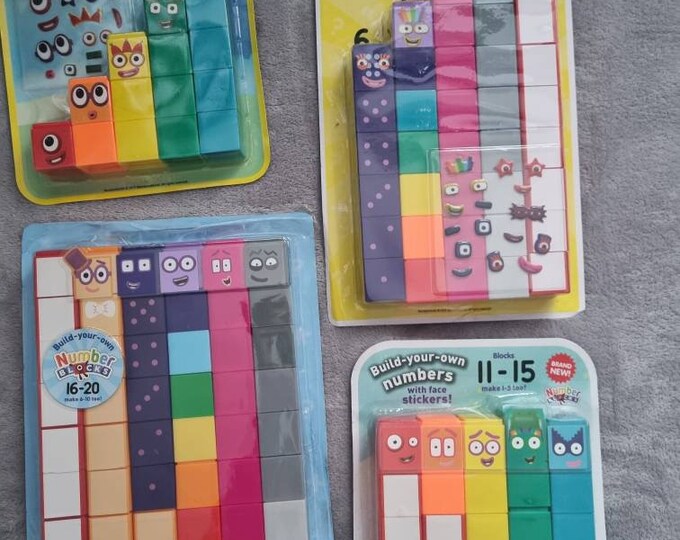 Numberblocks 20-25 Alphablocks Magnetic Letters Special Need - Etsy Israel