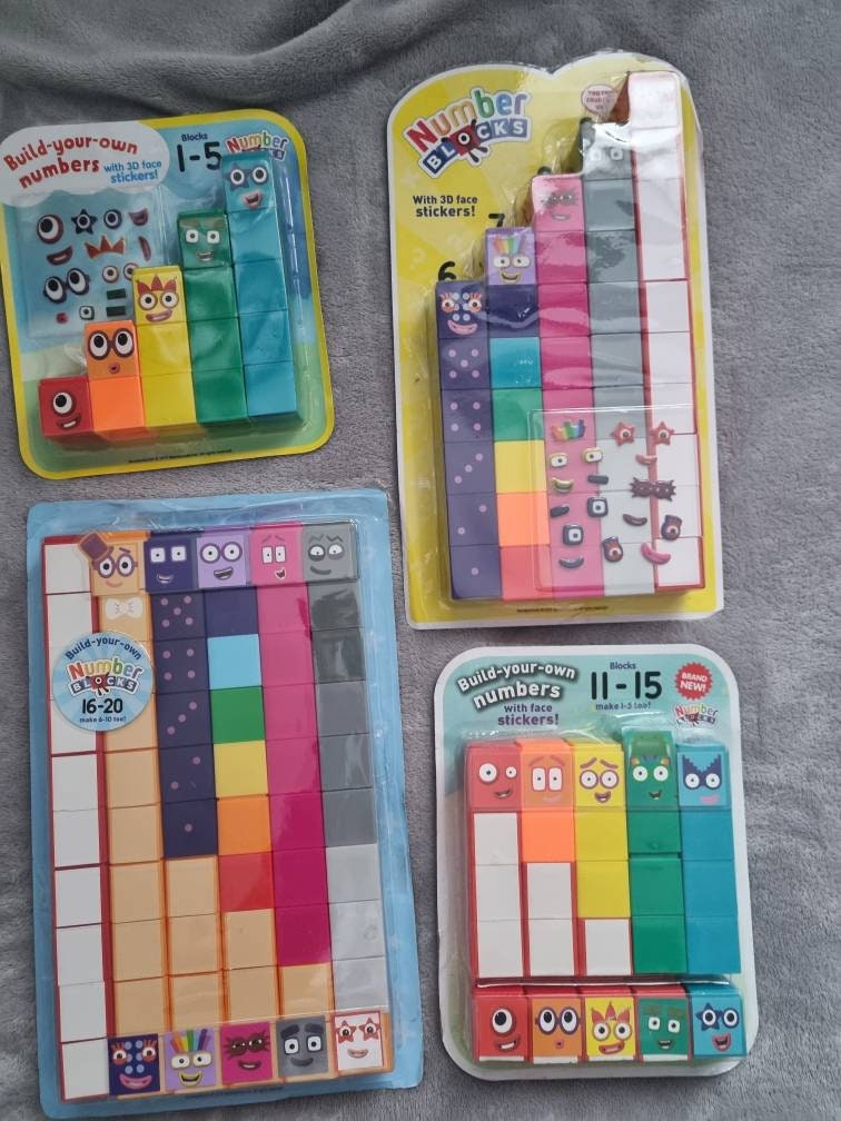 TV & Movie Character Toys Cbeebies Numberblocks 1-20 Number Blocks Toy ...