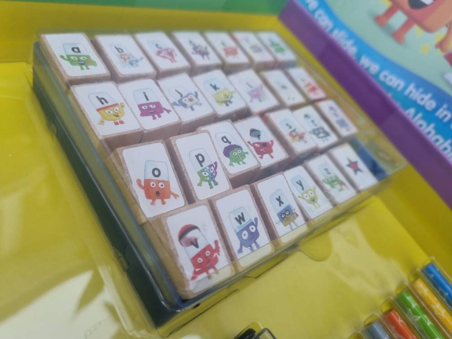 Alphablocks Stamper Set With Alphablocks Cbeebies Letters and - Etsy UK