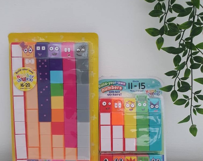 Number Blocks 11-15 &16-20. Number Blocks Cbeebies Magazine Numbers ...