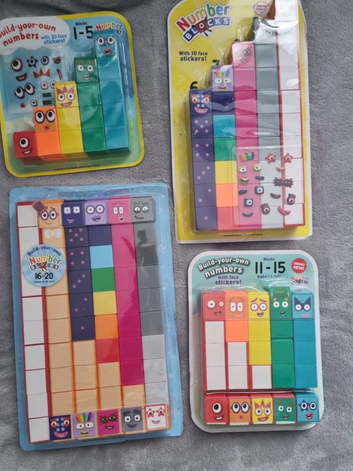 Number Blocks 1-10 11-15 16-20 Number Blocks Cbeebies Magazine - Etsy