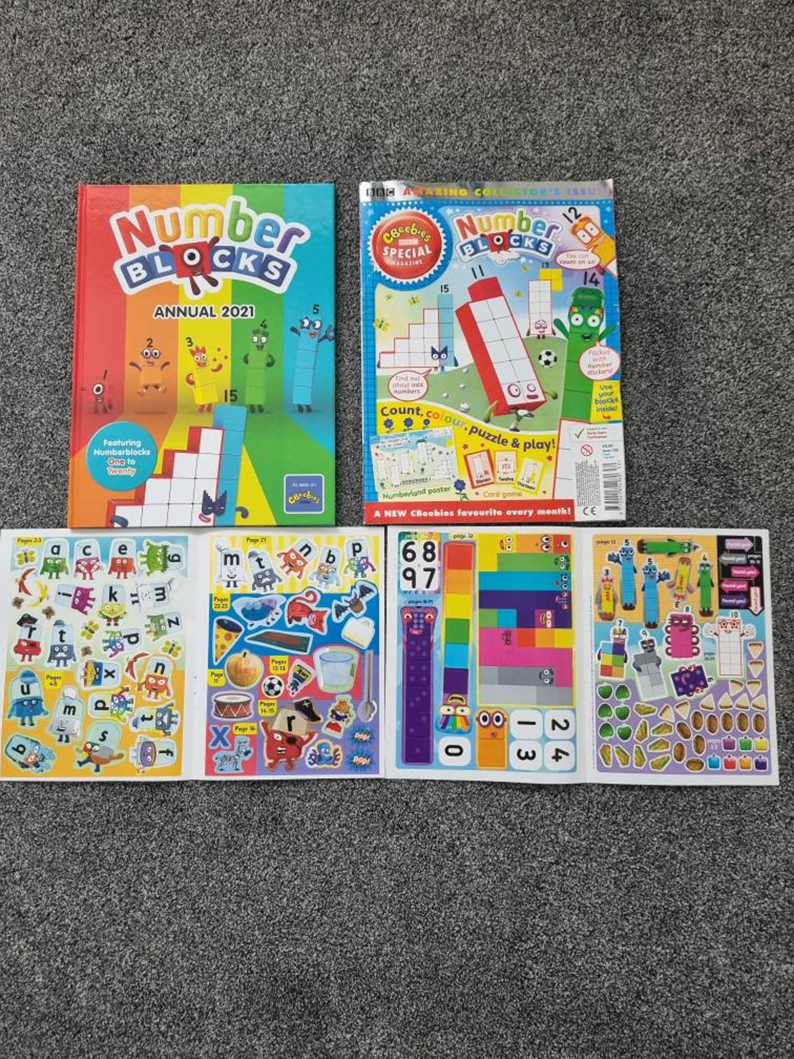 Numberblocks annual 2021 number blocks cbeebies magazines | Etsy