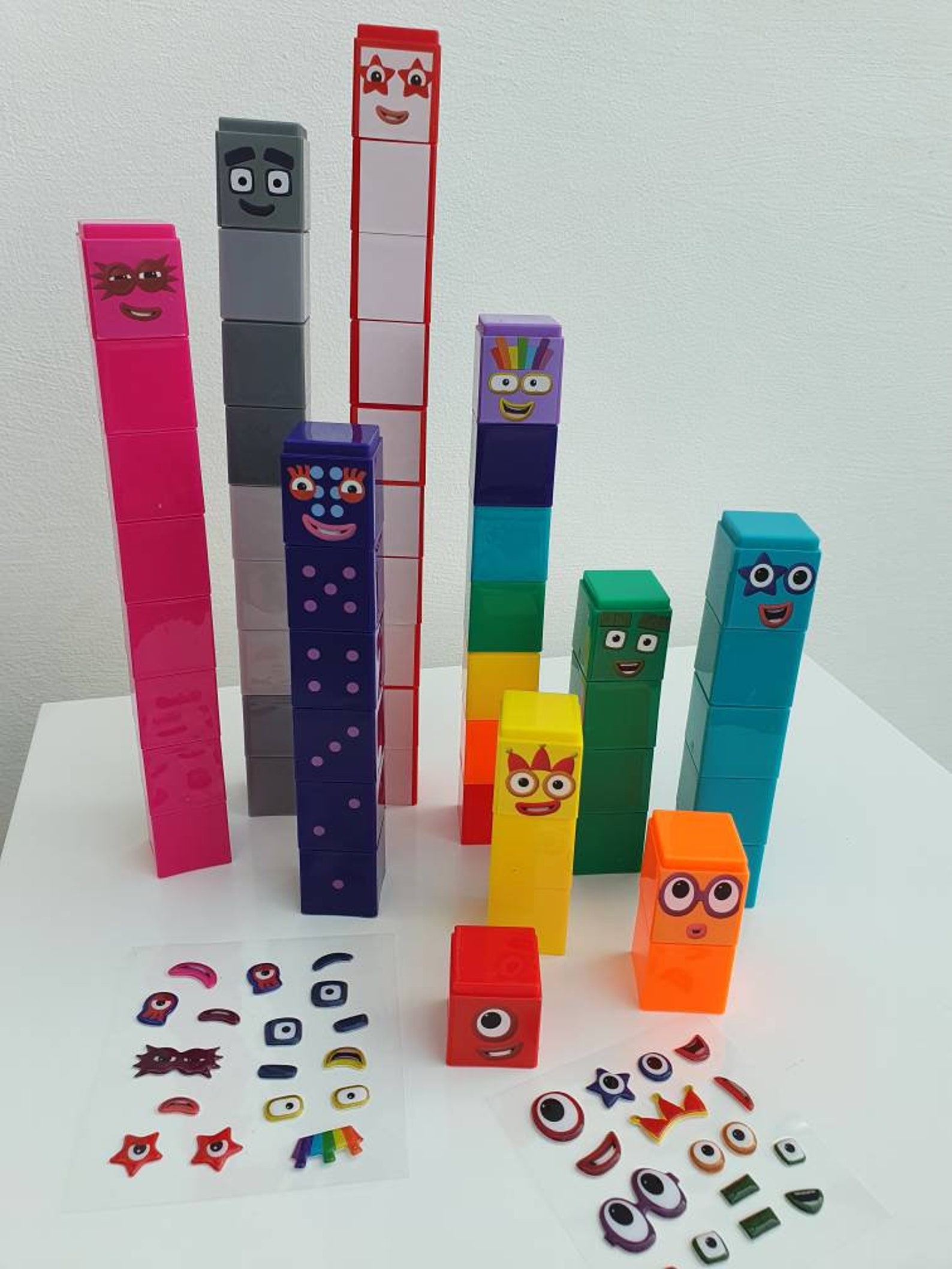 1-10 numberblocks cbeebies numberblocks home schooling numbers | Etsy