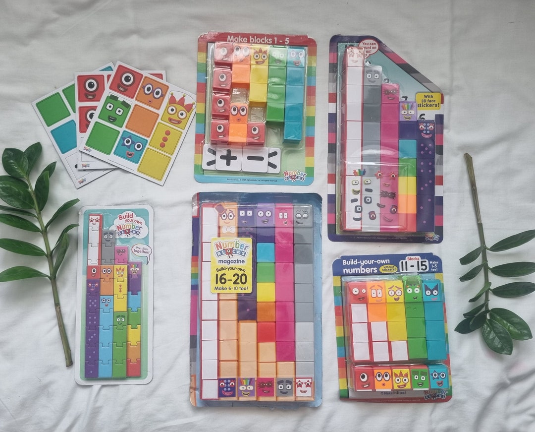 Number Blocks Cbeebies Starter Pack Birthday Gift Pack Special - Etsy