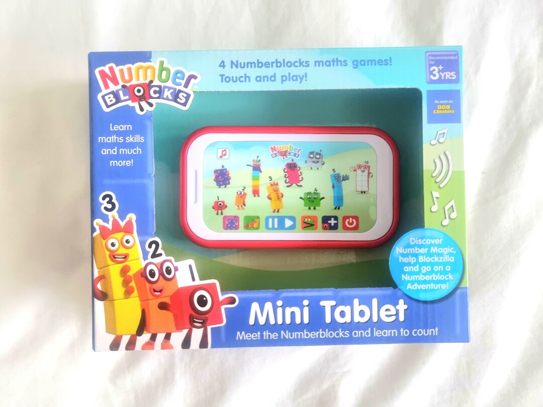 Numberblocks Homeschooling Numbers Special Needs Toy Mini Tablet - Etsy ...
