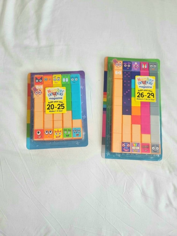 Numberblocks 20-25 and 26-30. Educational Learn to Count - Etsy