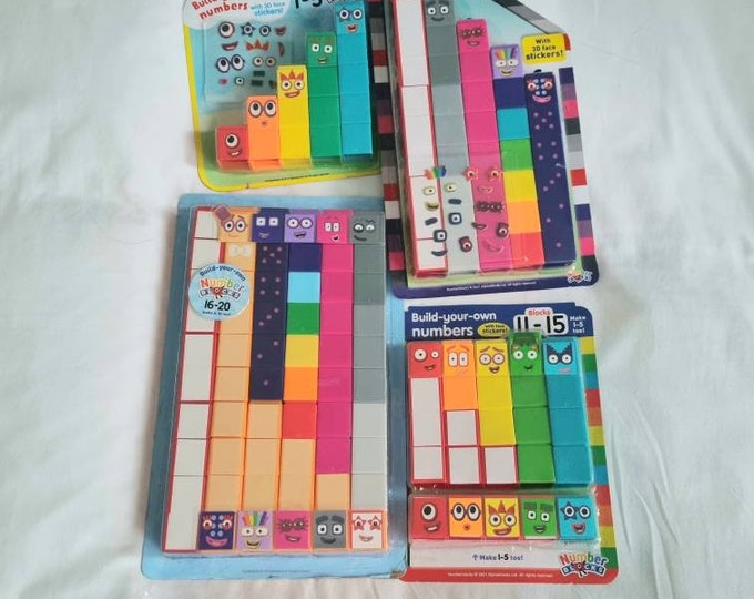Number Blocks 1-10 11-15 16-20 Number Blocks Cbeebies Magazine Numbers ...