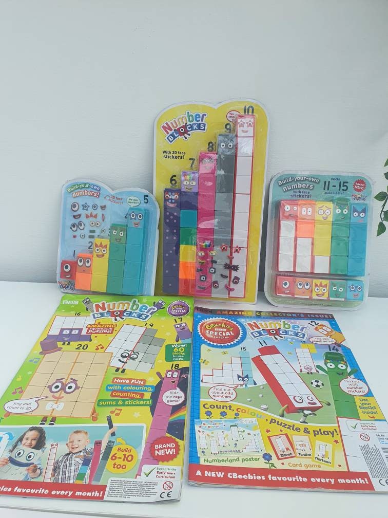 Learning & School Toys & Games 16-20 & 11-15 numberblocks cbeebies ...