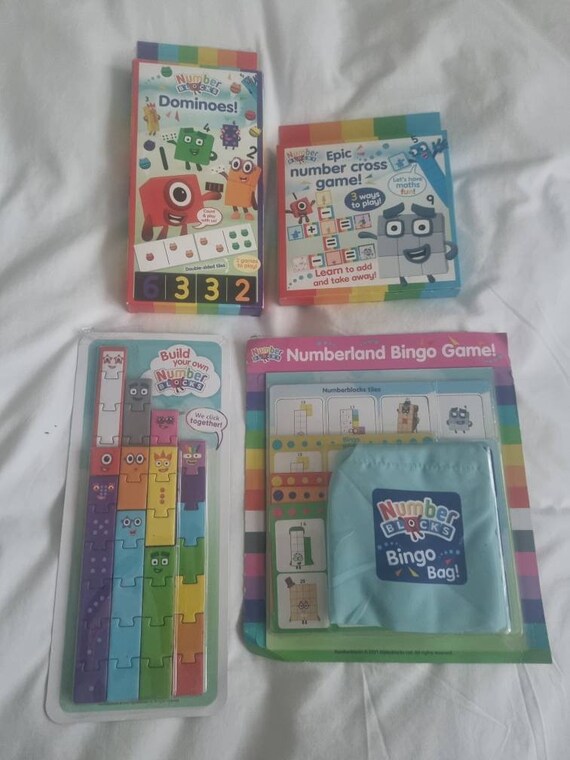 Numberblocks Game Set Chris Number Blocks Cbeebies Home - Etsy