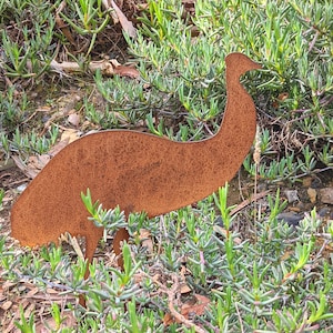 Rustic Emu Mob Outdoor Decorations, Australian Native Animal Garden ...