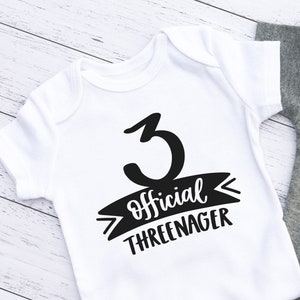 Official Threenager 3rd Birthday Svg, Hand Letter Third Birthday for Gift to Your Friends and ...