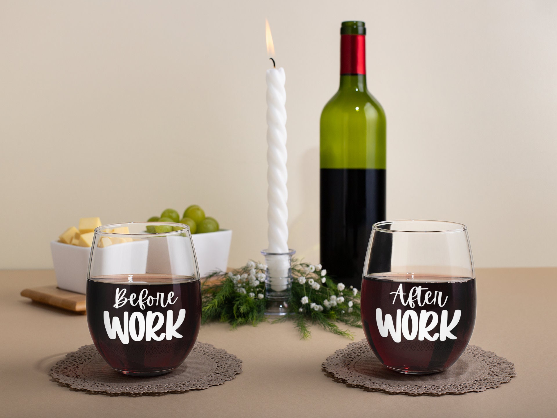 Before Work, After Work, Because Work, Svg for Mug, Glass, Work Life ...
