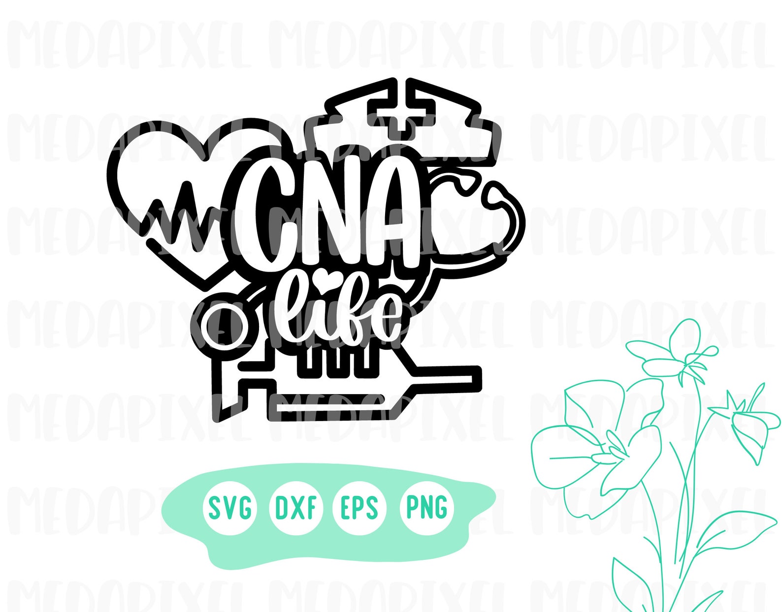 CNA Life Svg CNA Elements Svg for Shirt Gift for Nurse Hand - Etsy