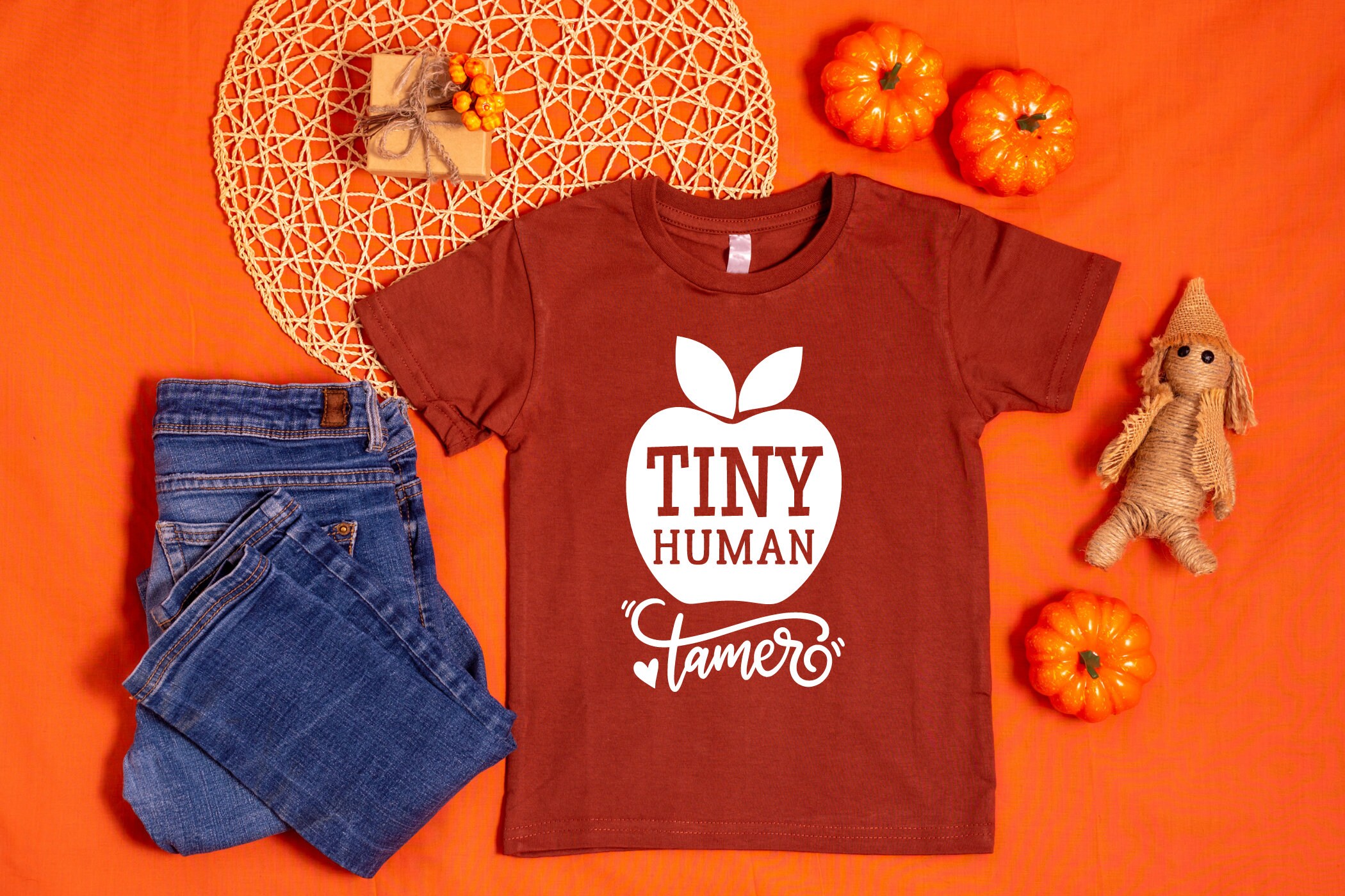 Tiny Human Tamer Svg for Teacher, Hand Letter, Png, Eps, Dxf, Svg Cut ...