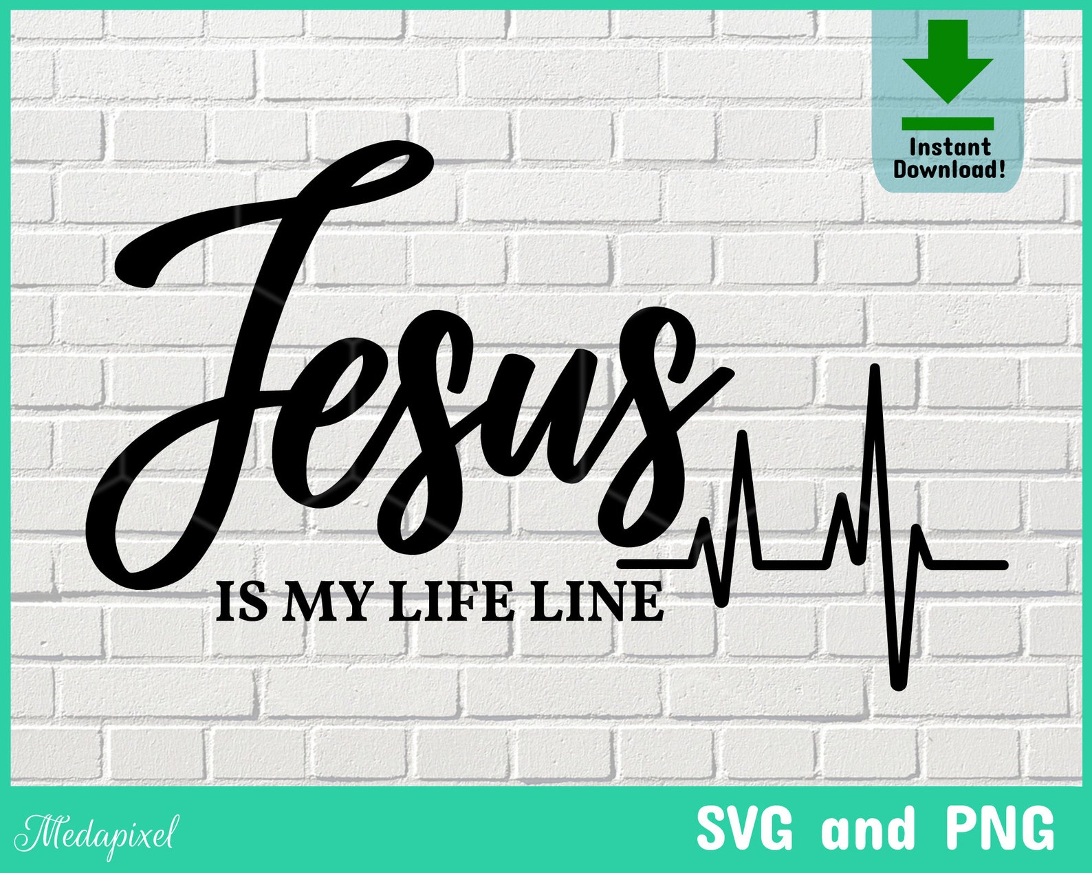 Jesus is My Life Line Svg Christian Religious Prayer - Etsy