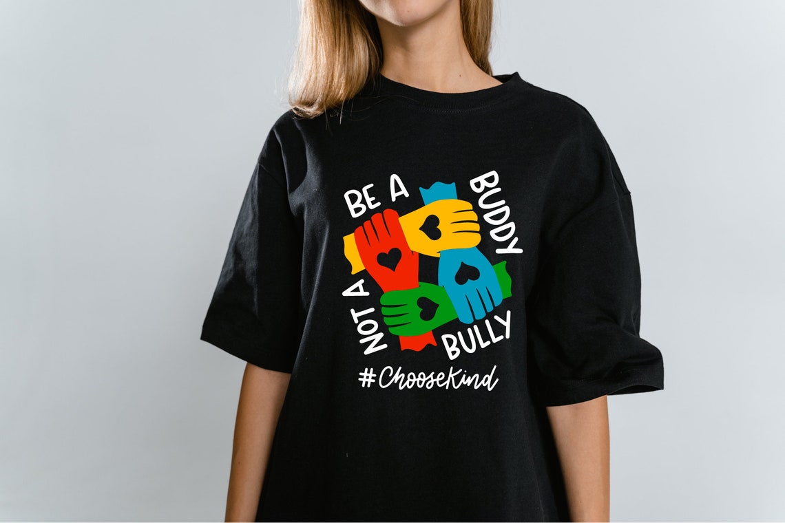 Be a Buddy Not a Bully Orange Kids Month Anti Bullying Kid - Etsy