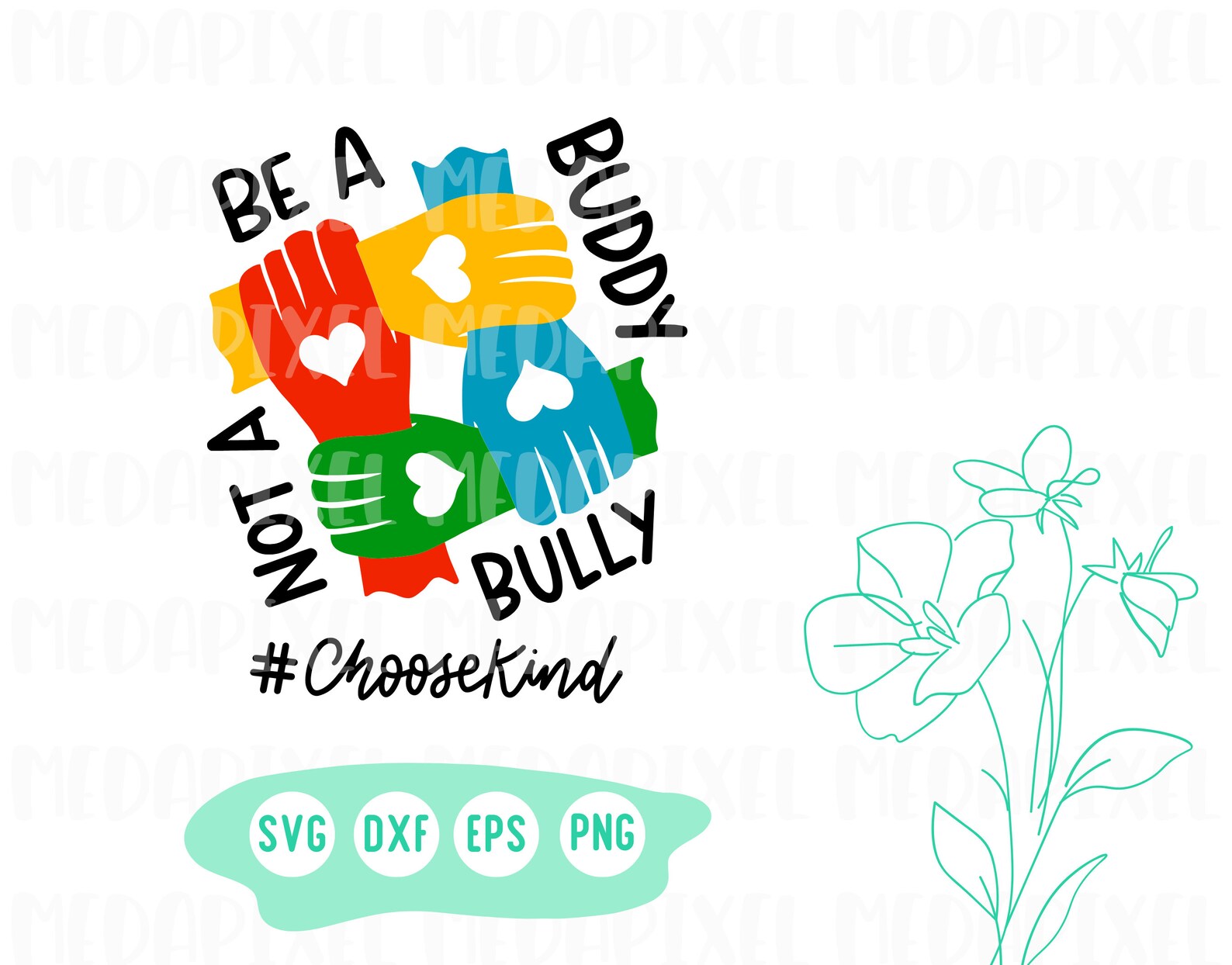 Be a Buddy Not a Bully Orange Kids Month Anti Bullying Kid - Etsy