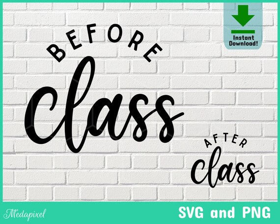 Before Class SVG After Class School Work Svg for Mug Glass - Etsy