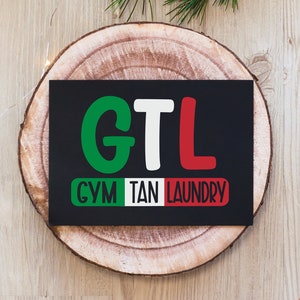 GTL Gym Tan Laundry Italian Flag New Jersey Garden NJ Shore Deadlifting ...