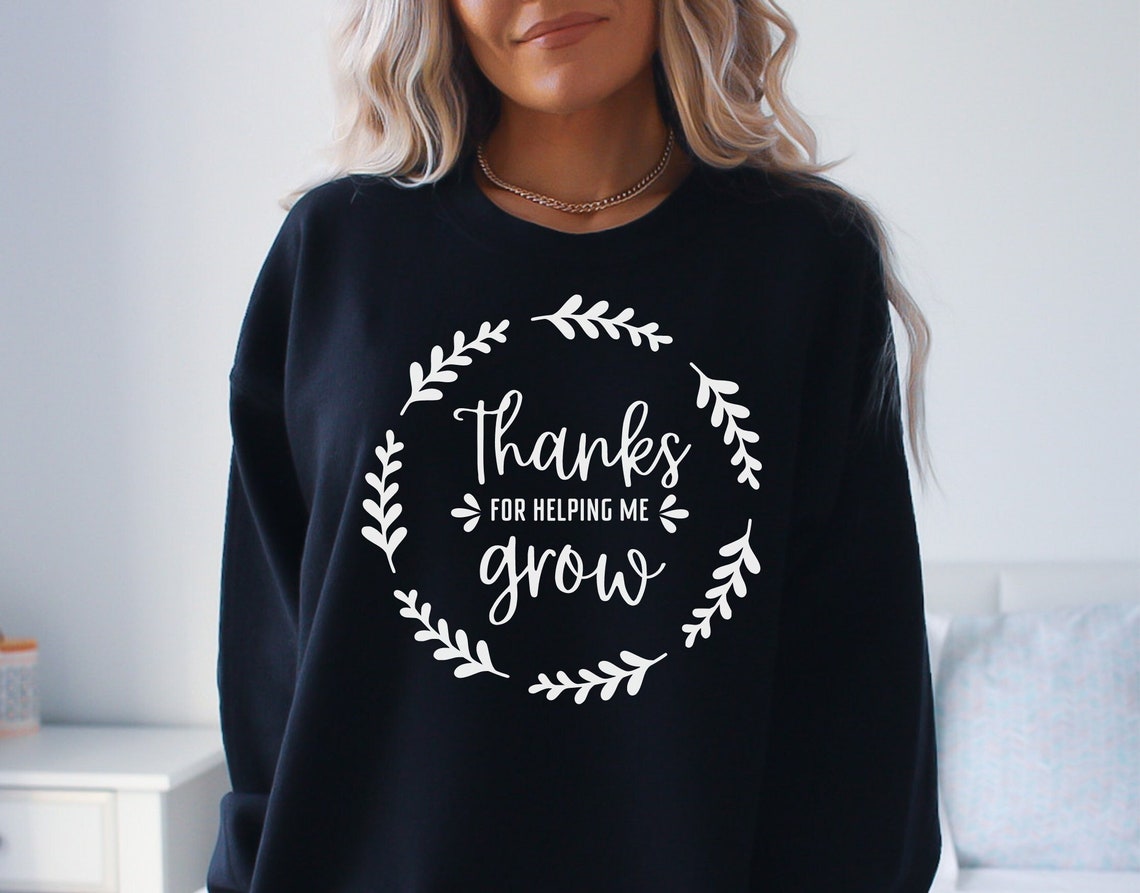 Thanks for Helping Me Grow Svg Plant Svg End of School - Etsy