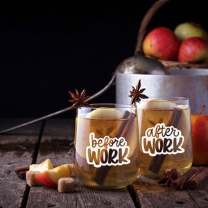 Before Work, After Work, Svg for Mug, Glass, Tumbler, Work Life, Svg ...