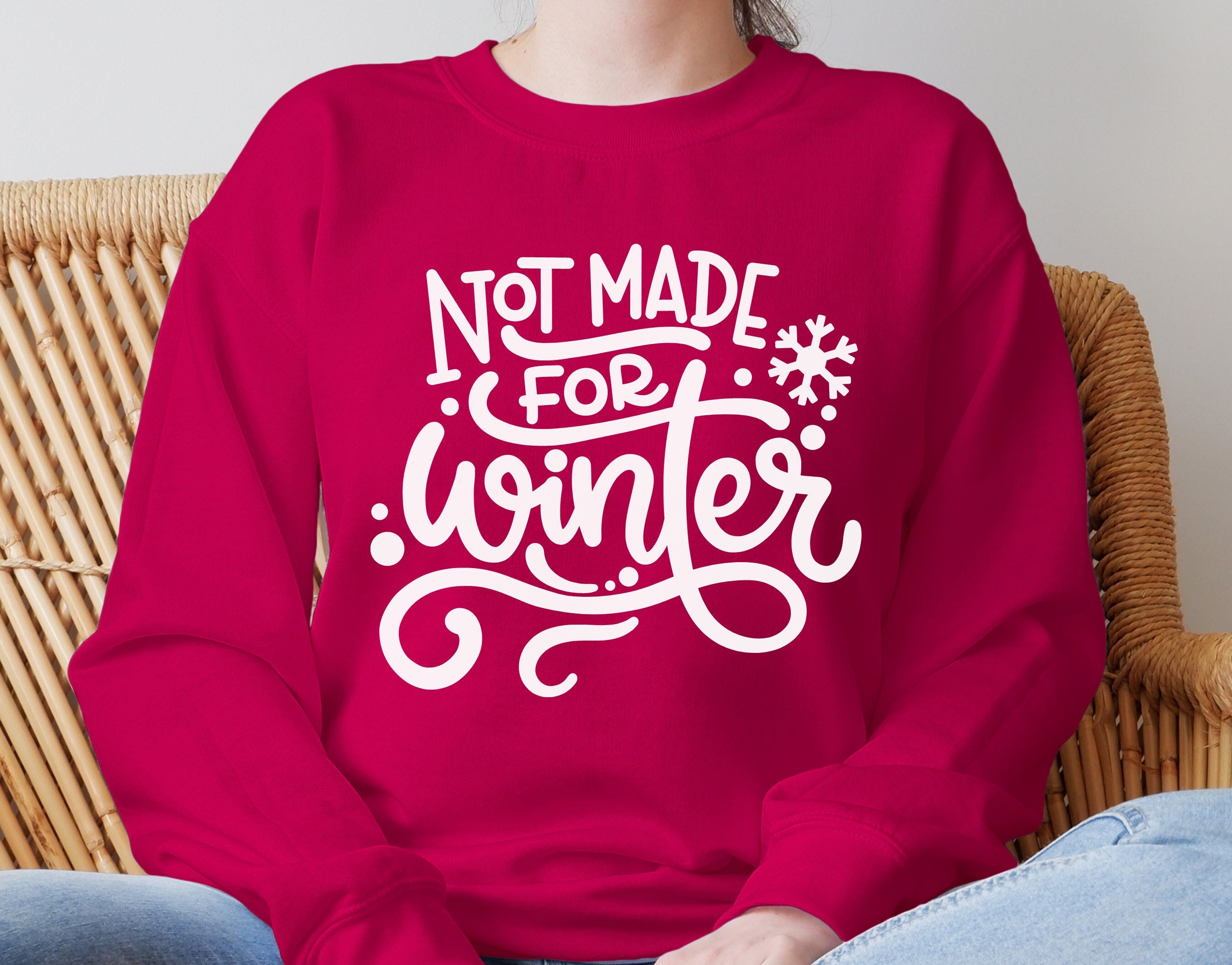 Not Made for Winter Svg Hand Lettering Winter Seasong Merry - Etsy