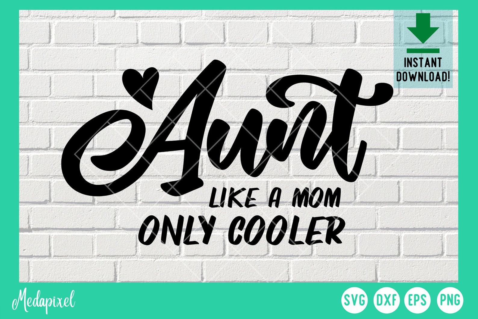 Aunt Definition Svg Like a Mom Only Cooler Funny Best Aunt - Etsy