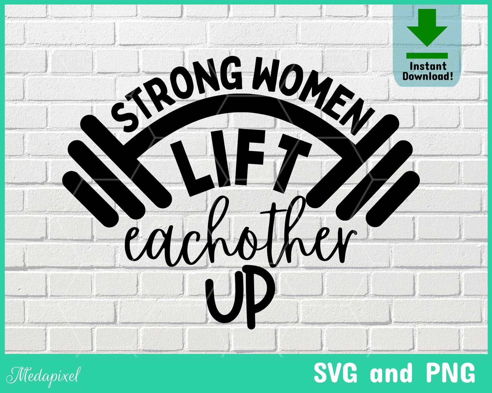 Strong Women Lift Eachother up SVG Gym Workout Dumbbell - Etsy Hong Kong