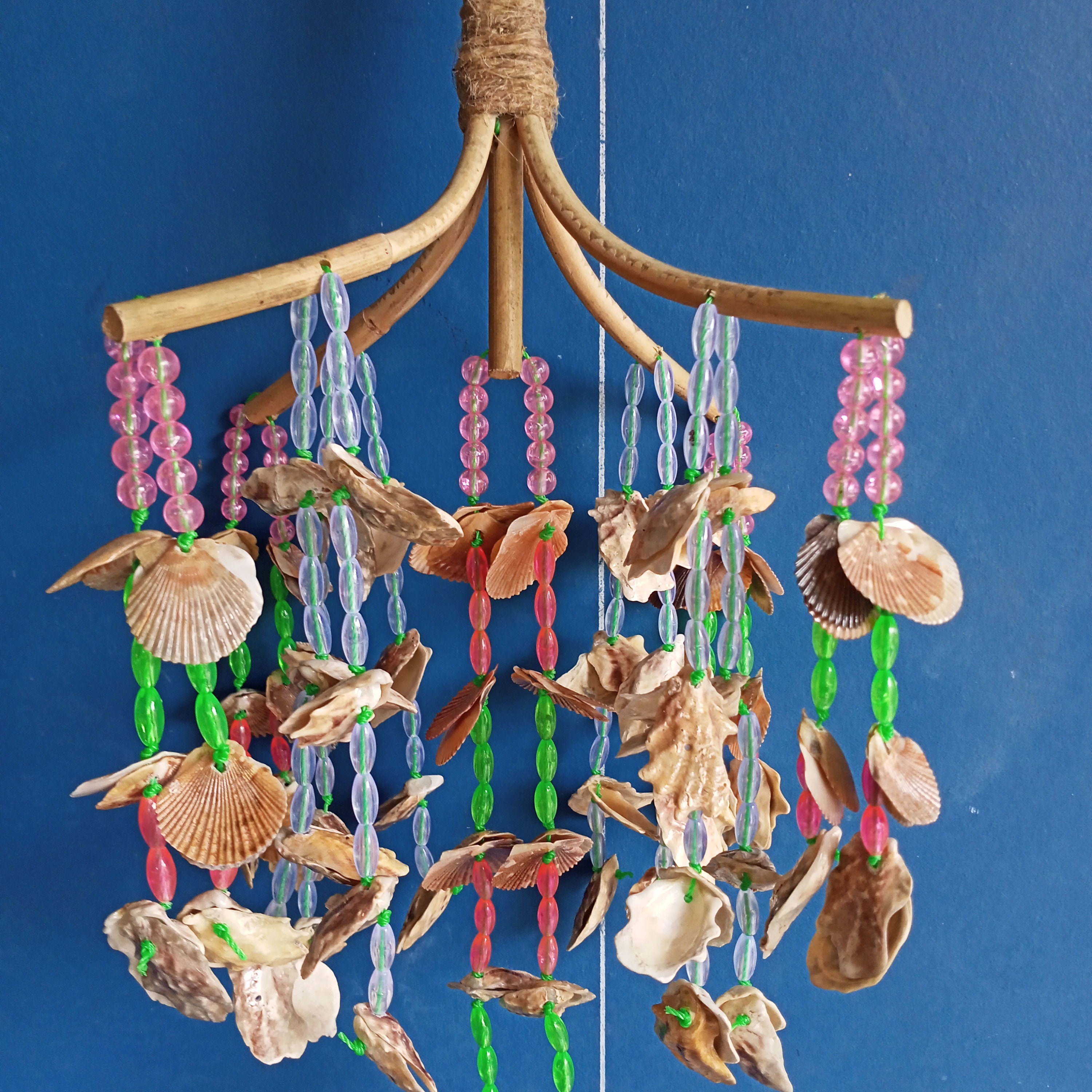 Mobile Muscheln Perlen handgefertigte Arbeit | Etsy