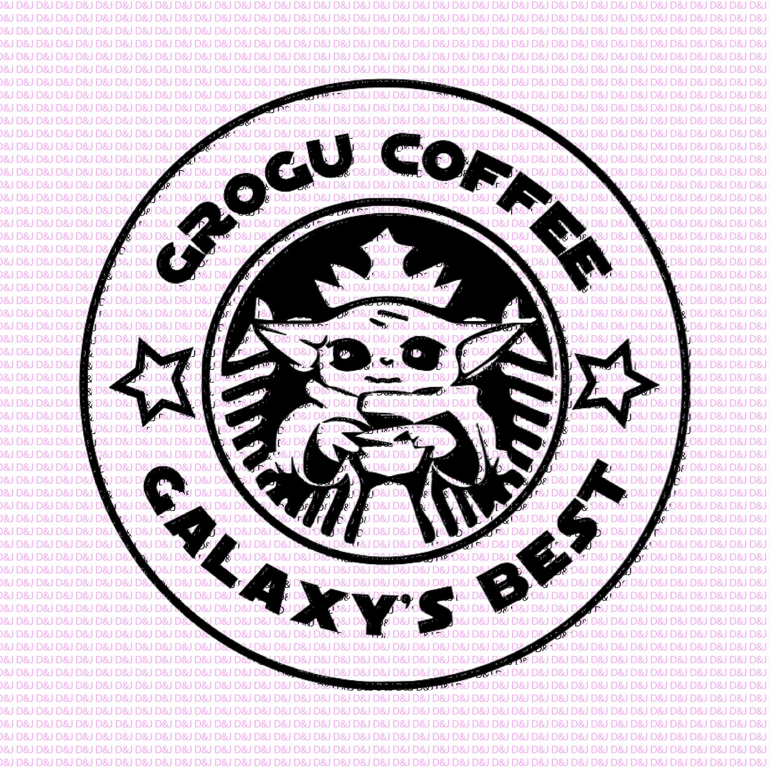 Grogu Coffee Vinyl/craft Machine Pattern SVG EPS PNG - Etsy