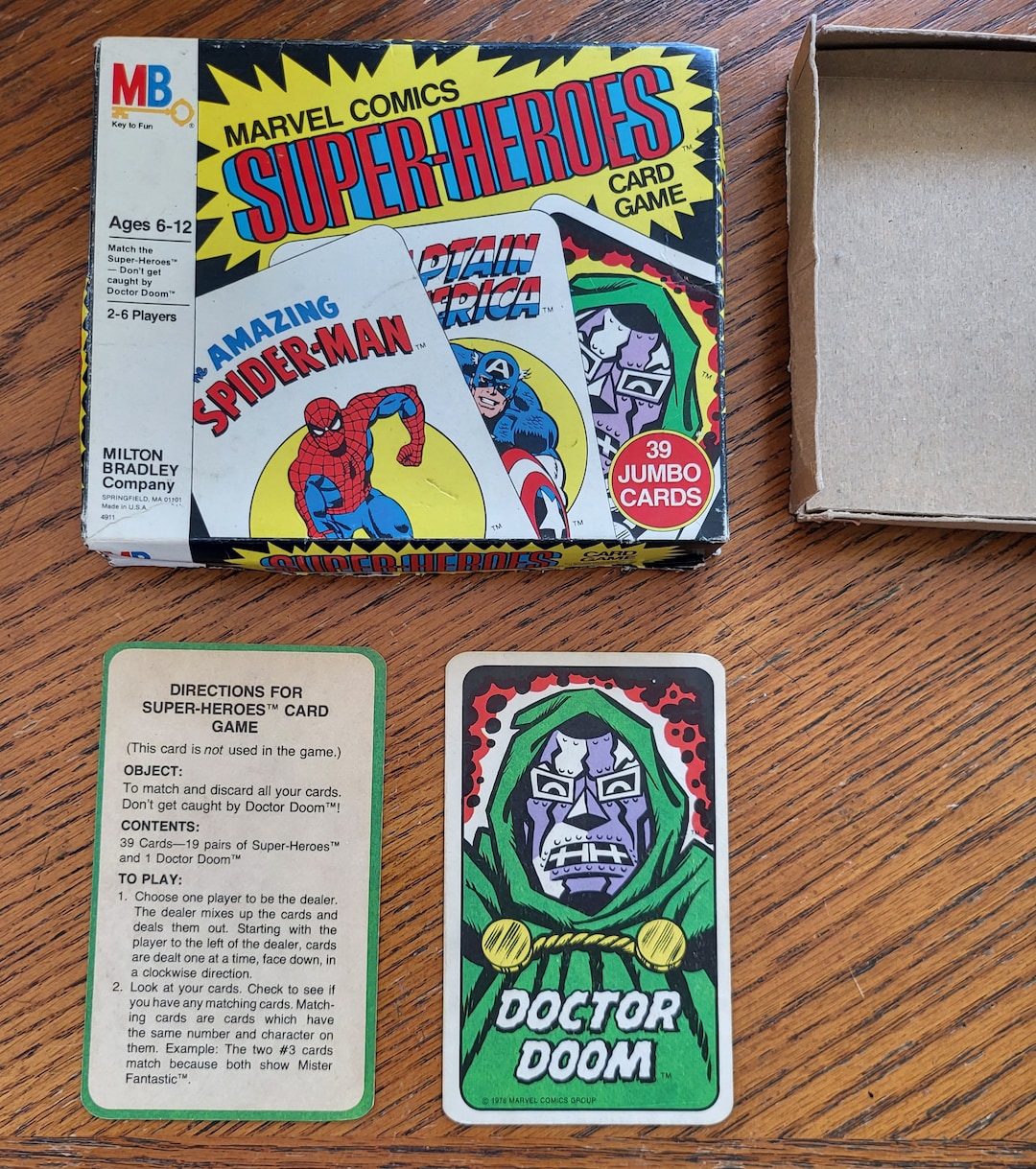 Vintage Marvel Super Heroes Card Game 1978 RARE 39 Cards - Etsy