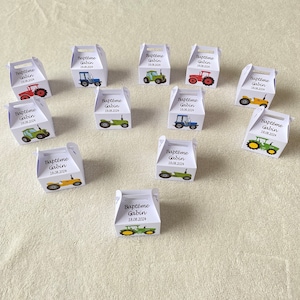 Personalized Tractor Candy Boxes - Etsy